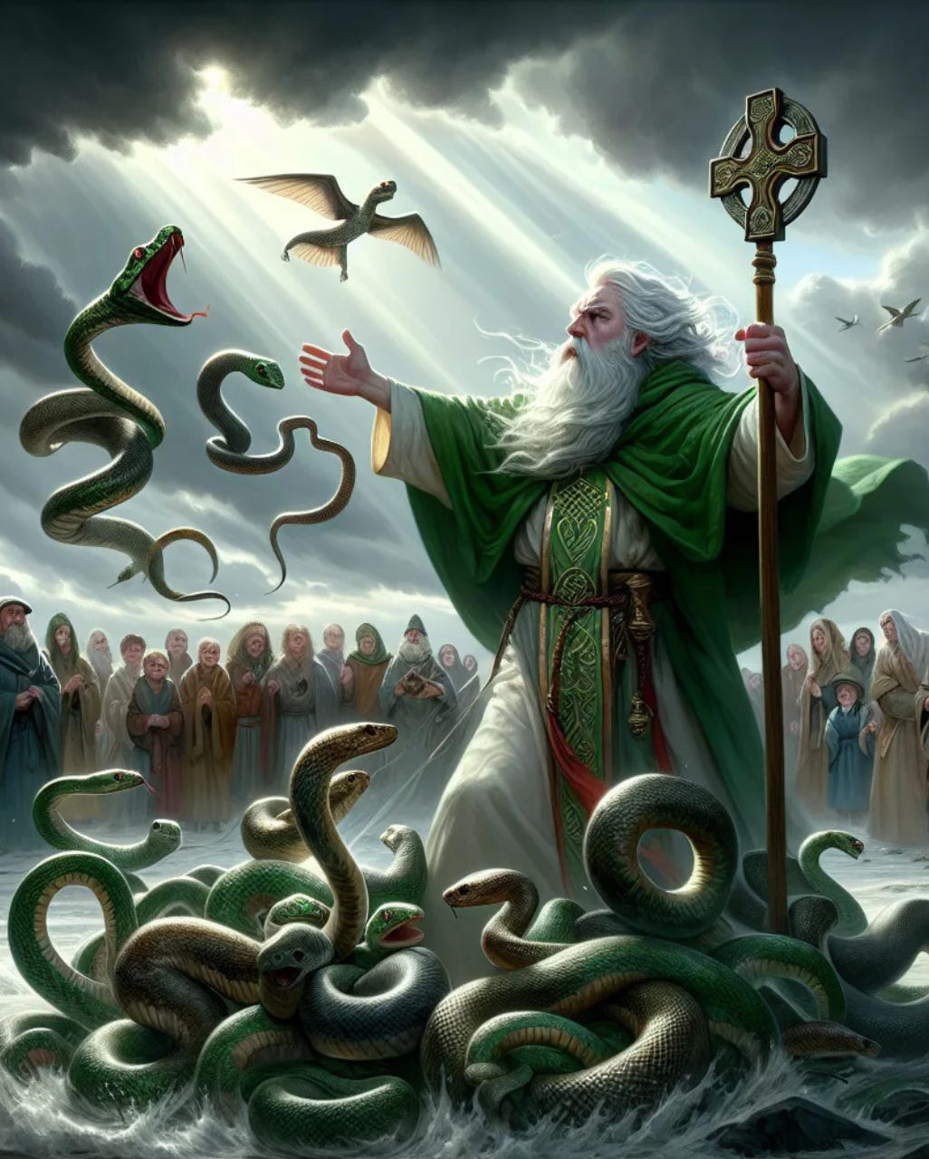 St. Patrick and Snakes - by Scriptor Cogitationum