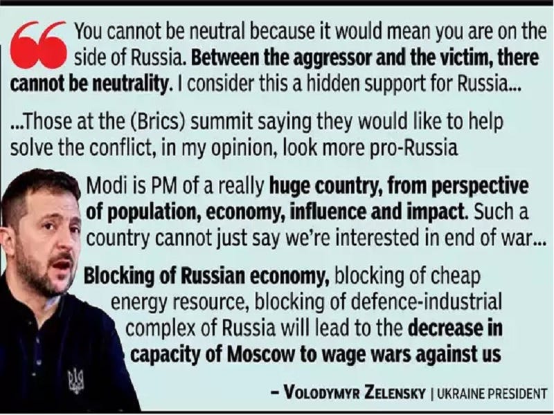Zelensky’s Exclusive Interview With Indian Media Was A Lost Opportunity ...