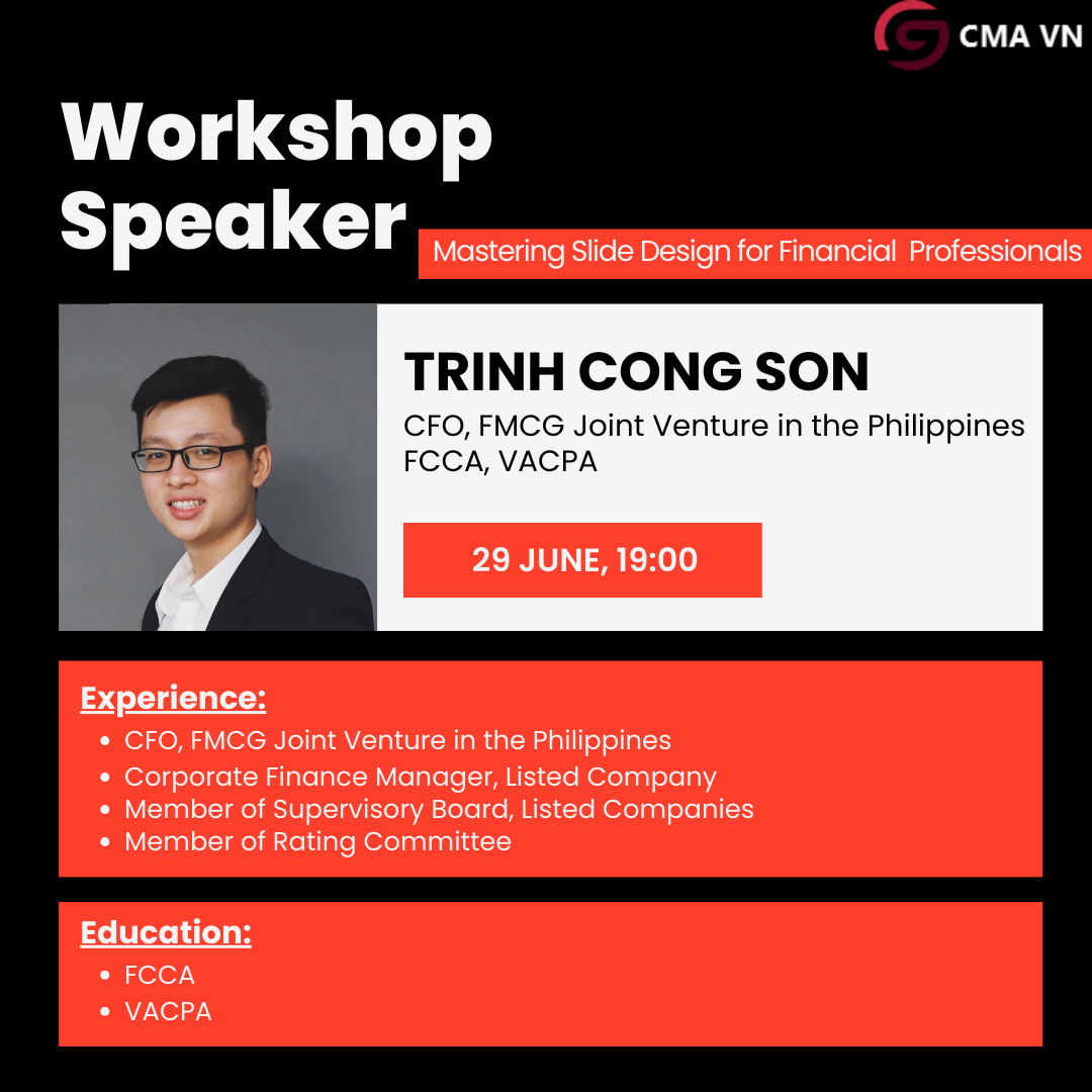 Giới thiệu Diễn giả của Workshop - CMAVIETNAM’s Substack
