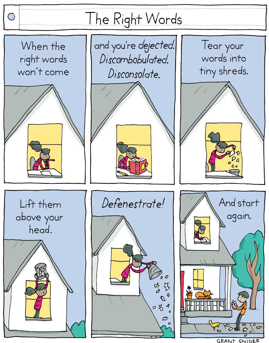 Random Words - by Grant Snider - Incidental Comics