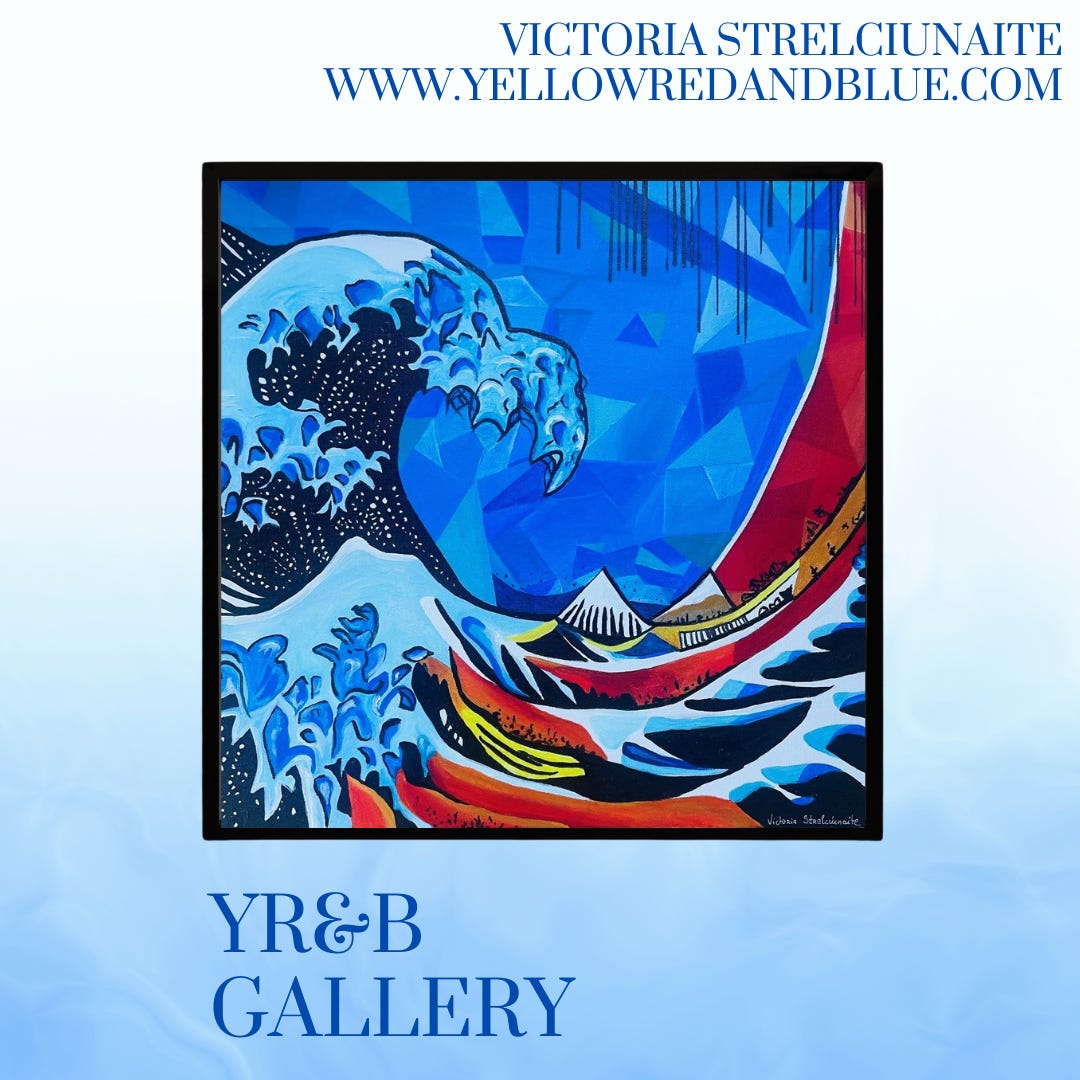 The Great Wave Meets Picasso