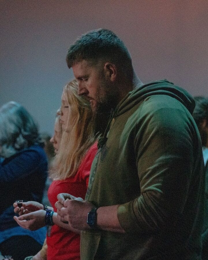 A Gallery Of The Faithful Gathering For Church. Album 3