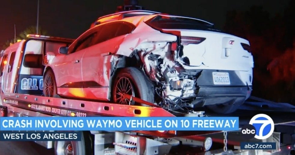 NHTSA Investigating Waymo for Collisions With Stationary Objects and ...