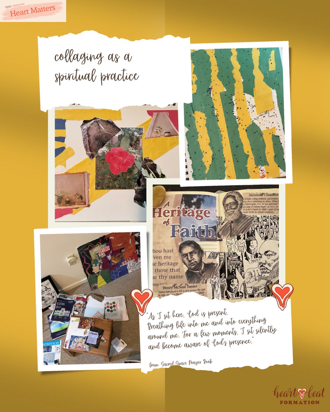 Collaging+Creative Rest=Spiritual Practice