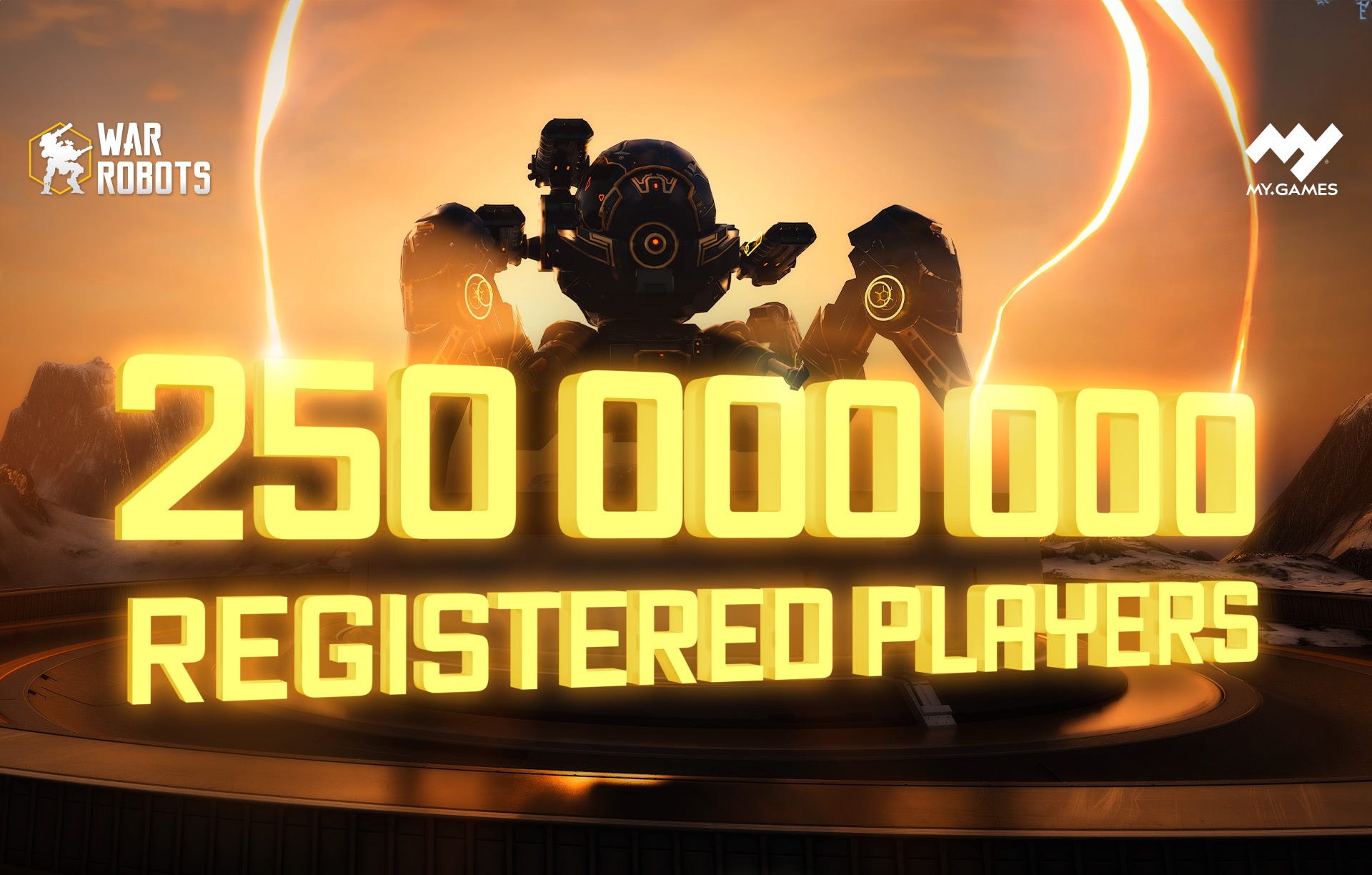 War Robots surpasses 250 million users