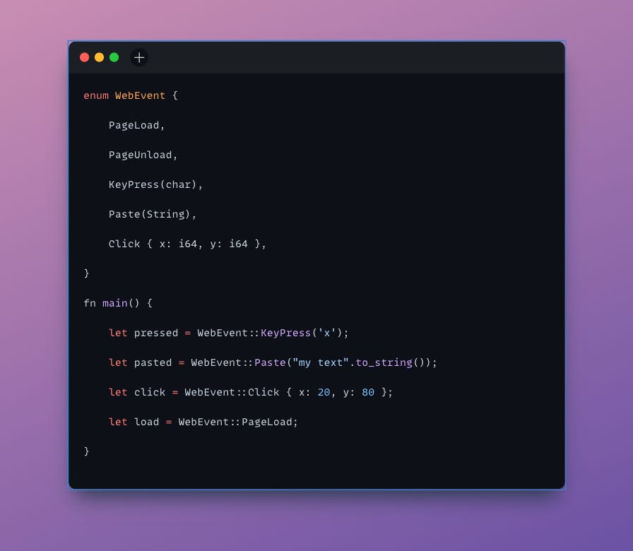 Enums In Rust By Rustacean Rusting