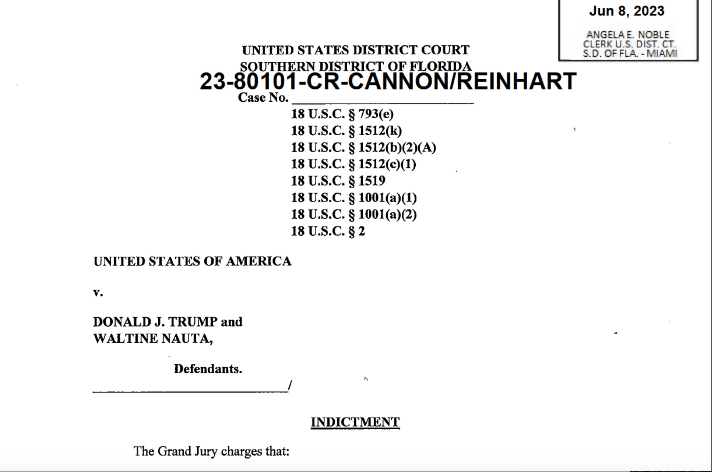 Unpacking the Florida Trump Indictment - by Randall Eliason
