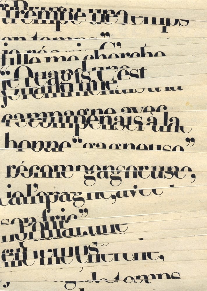 How to make Collage Poetry - by Cecil Touchon