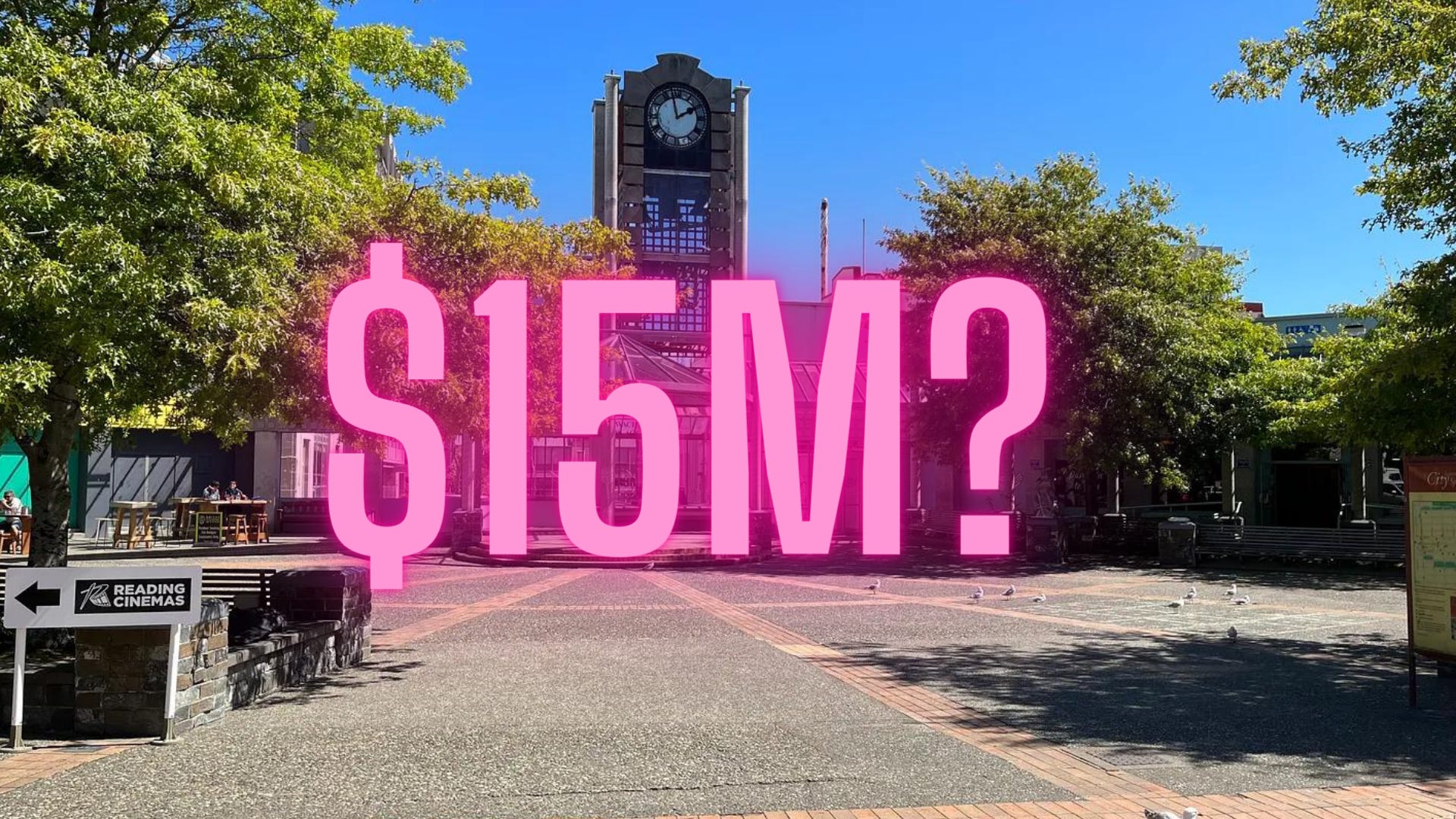 What does $15m get you... A bus lane and spruced-up Wachner Place?