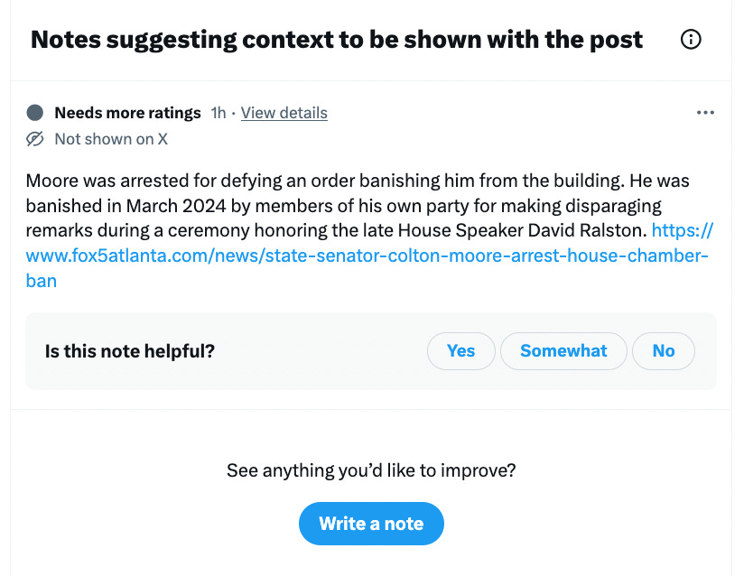 Georgia Representative State Senator Colton Moore was Jailed for Trying ...