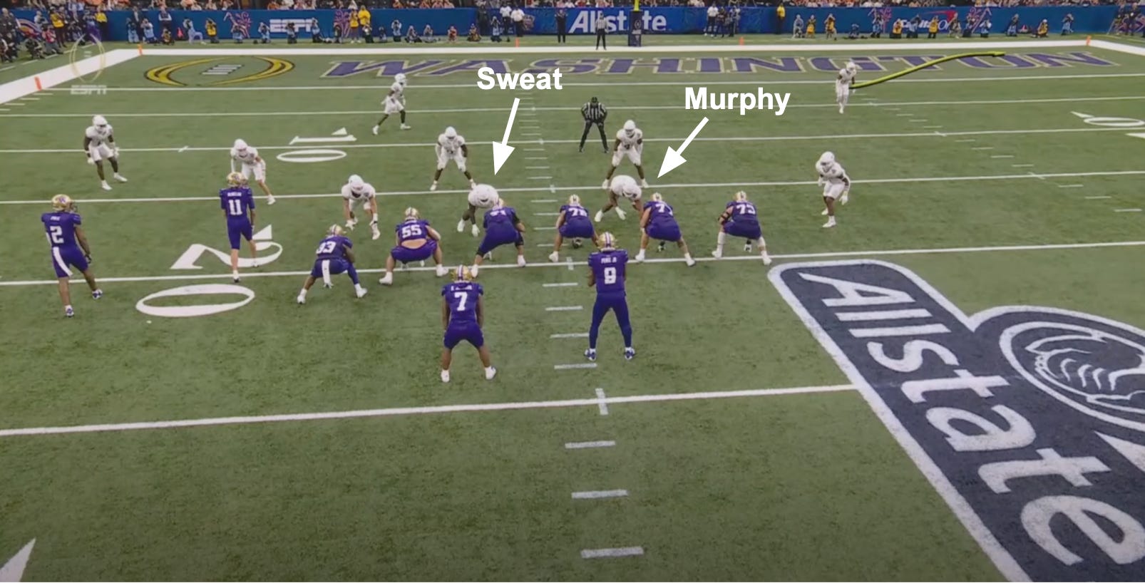 The 2-4-5 defense and "gap and a half" technique