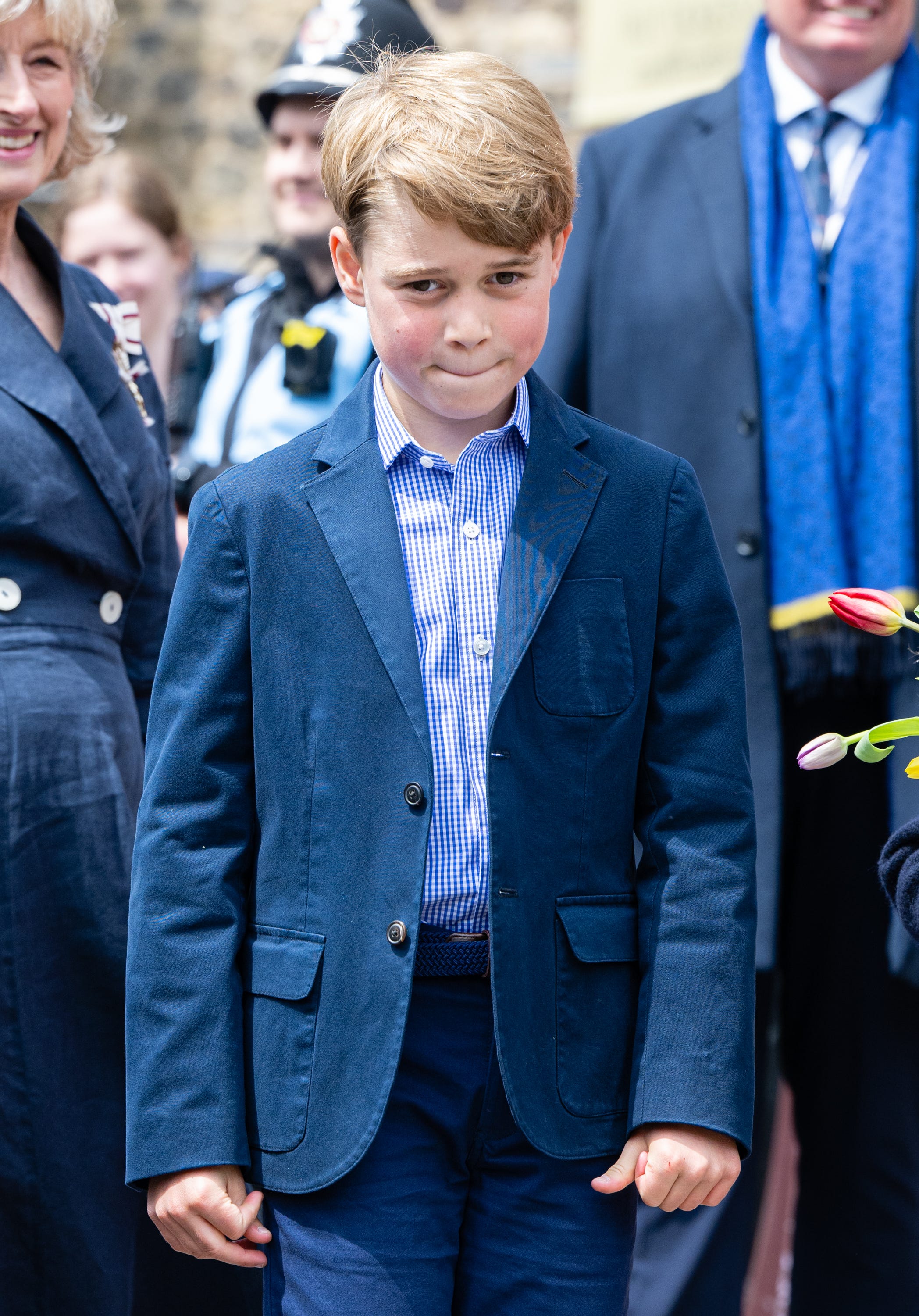 Prince George reveals his 'inner king'