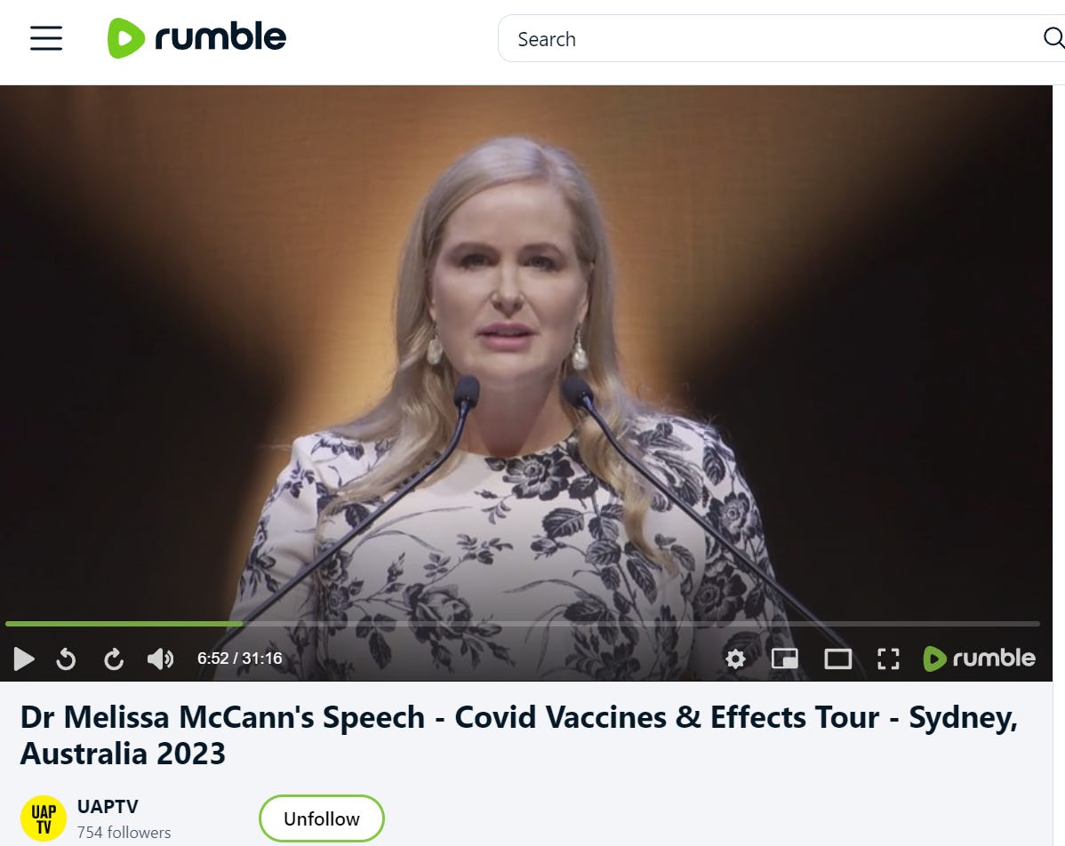 Covid Vaccine Class Action - Dr Melissa McCann's Substack