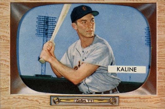 The Flaky Al Kaline Baseball Card that Made the Tigers Slugger a TV Star