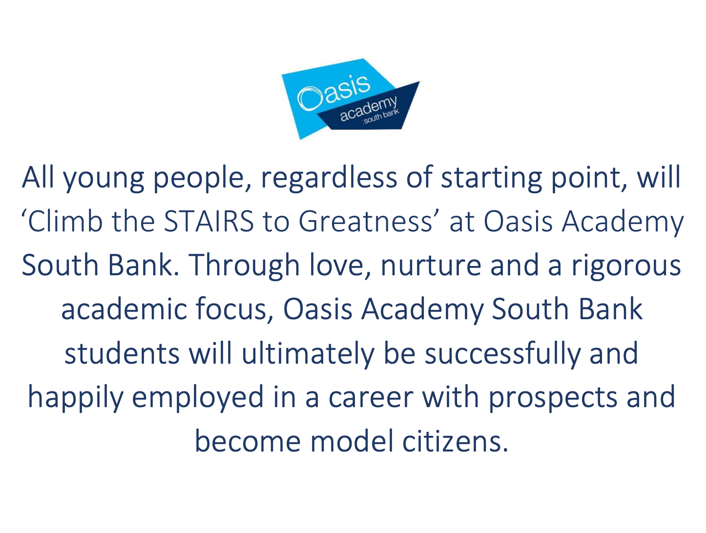 SW100/3—Secondary @ Oasis Academy South Bank