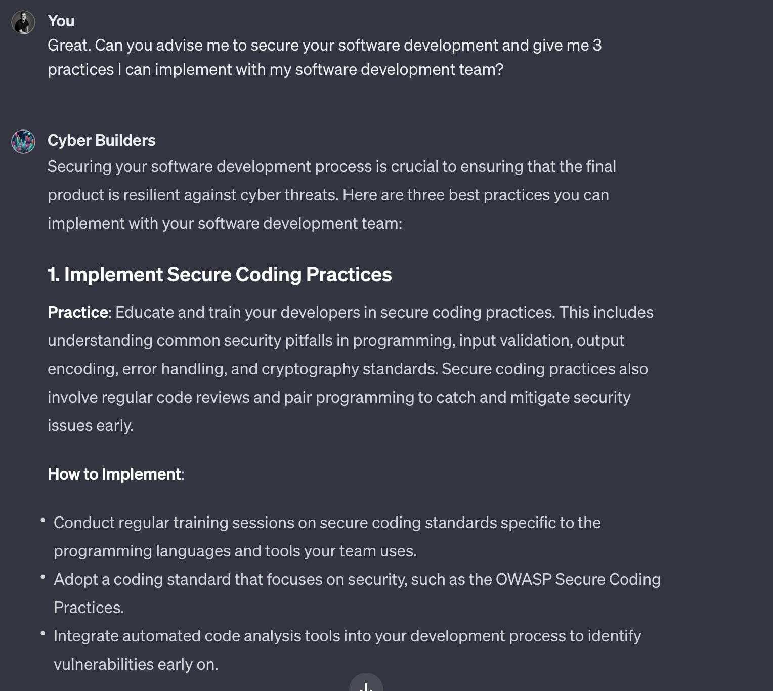 Welcome to 2024: Meet the Cyber Builders Bot