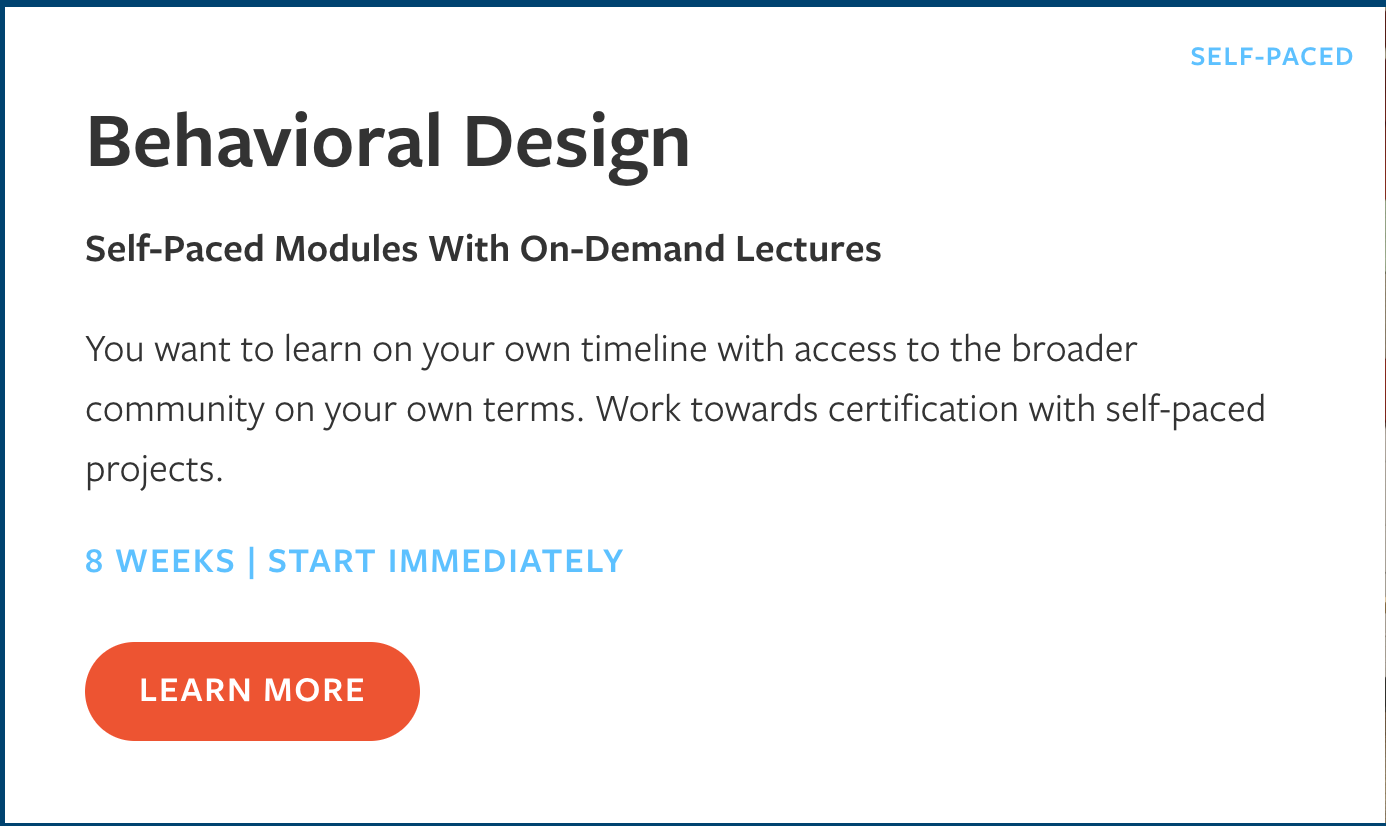 The Big List of Behavior Science Courses Online (Q1 2024 Edition)