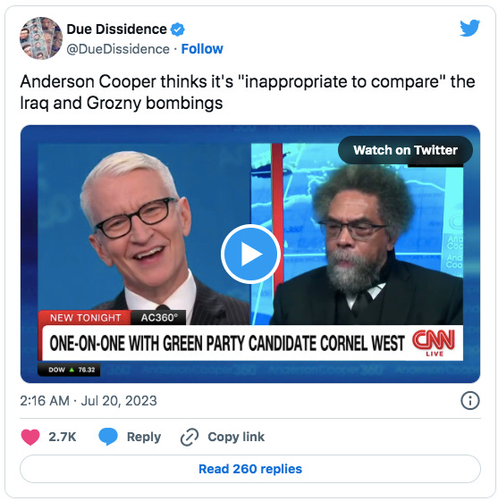 Anderson Cooper Is A Disgusting CIA Goon