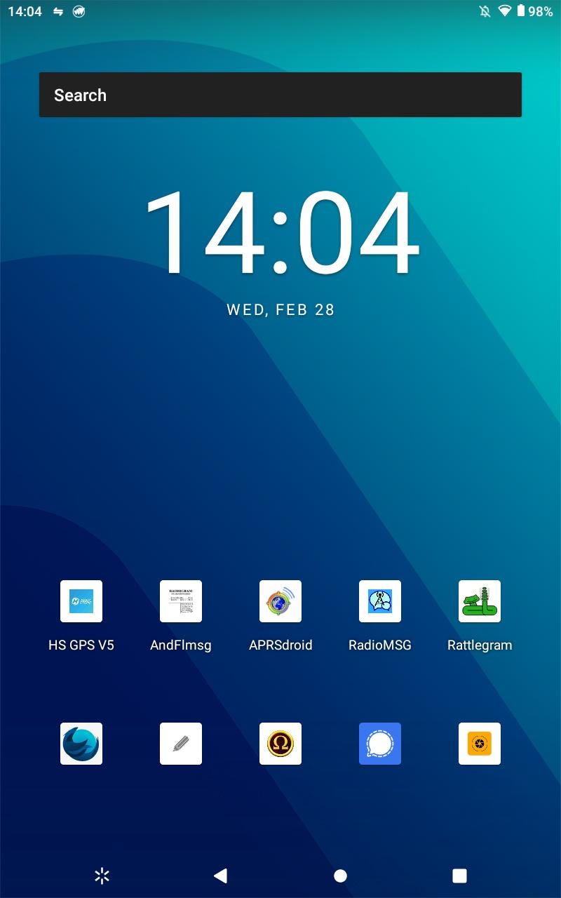 A Quick and Easy Tablet for Field Radio Use