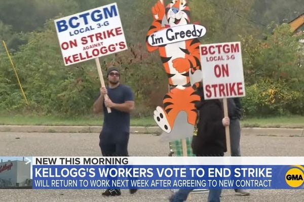 Union Wins Kellogg's Strike, No Scabs In Your Cornflakes!