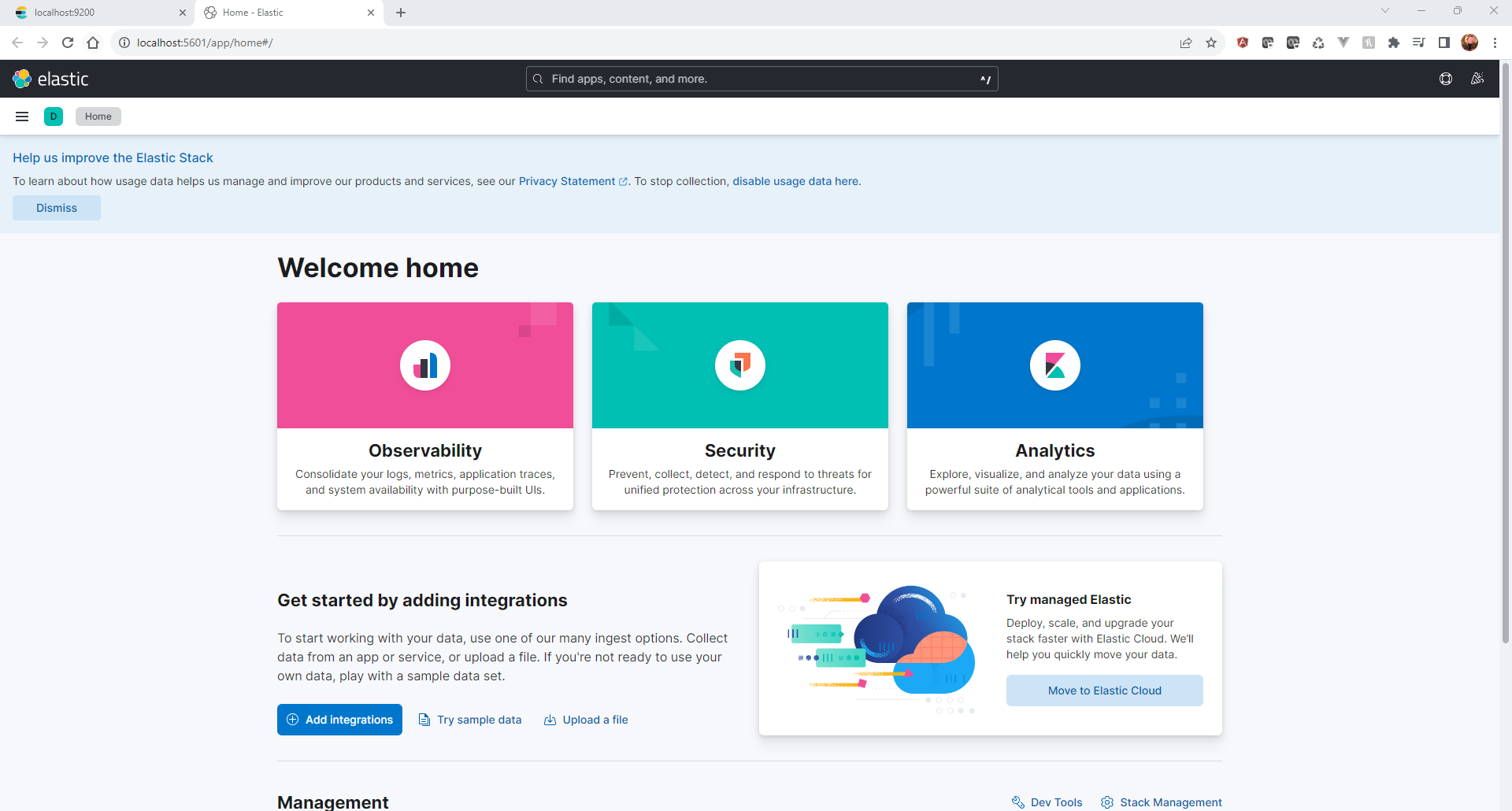 Logging into Elasticsearch using Serilog and monitoring logs in Kibana (for .NET Core).