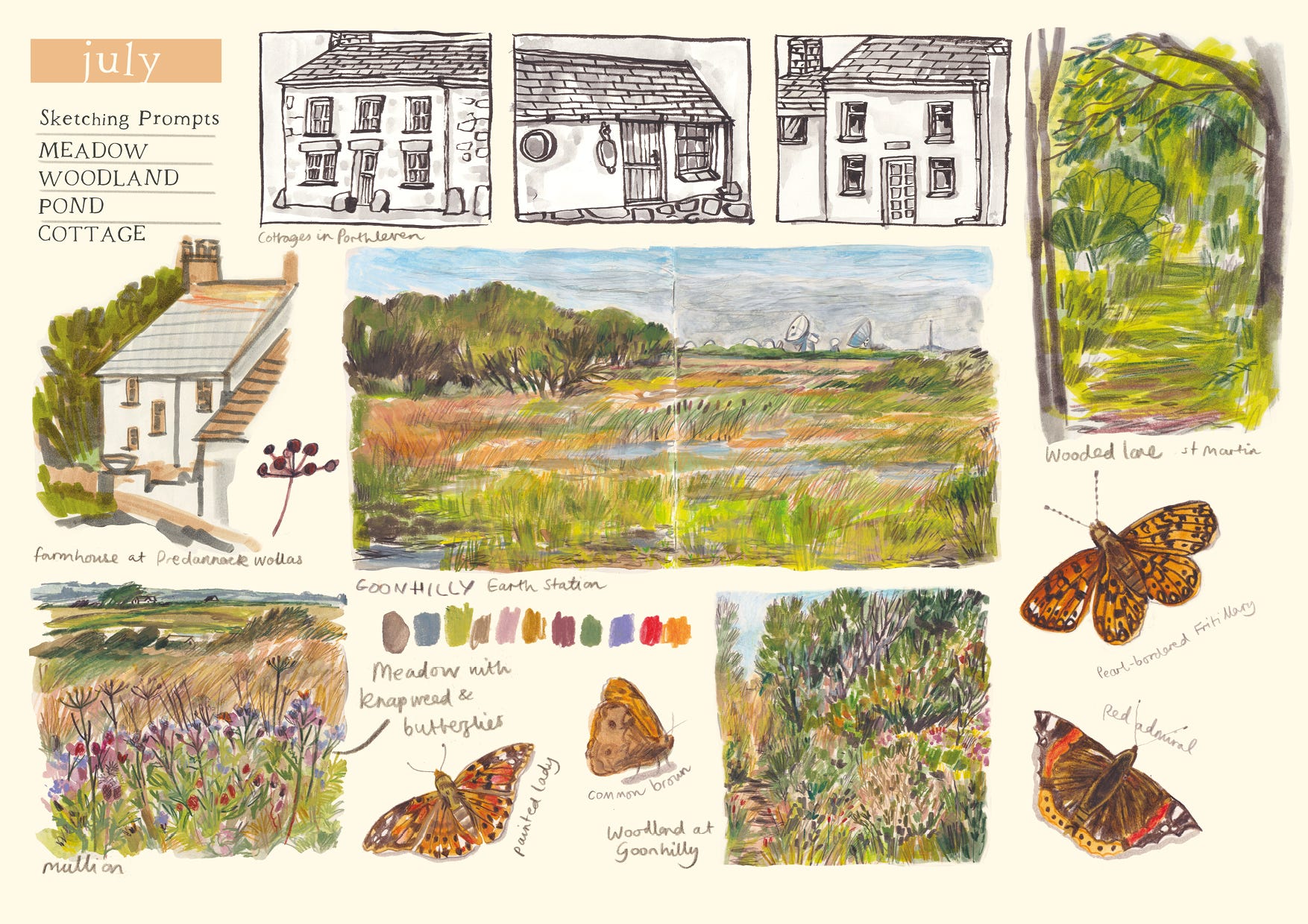 Sketchbook Calendar for 2024 - by Melanie Chadwick