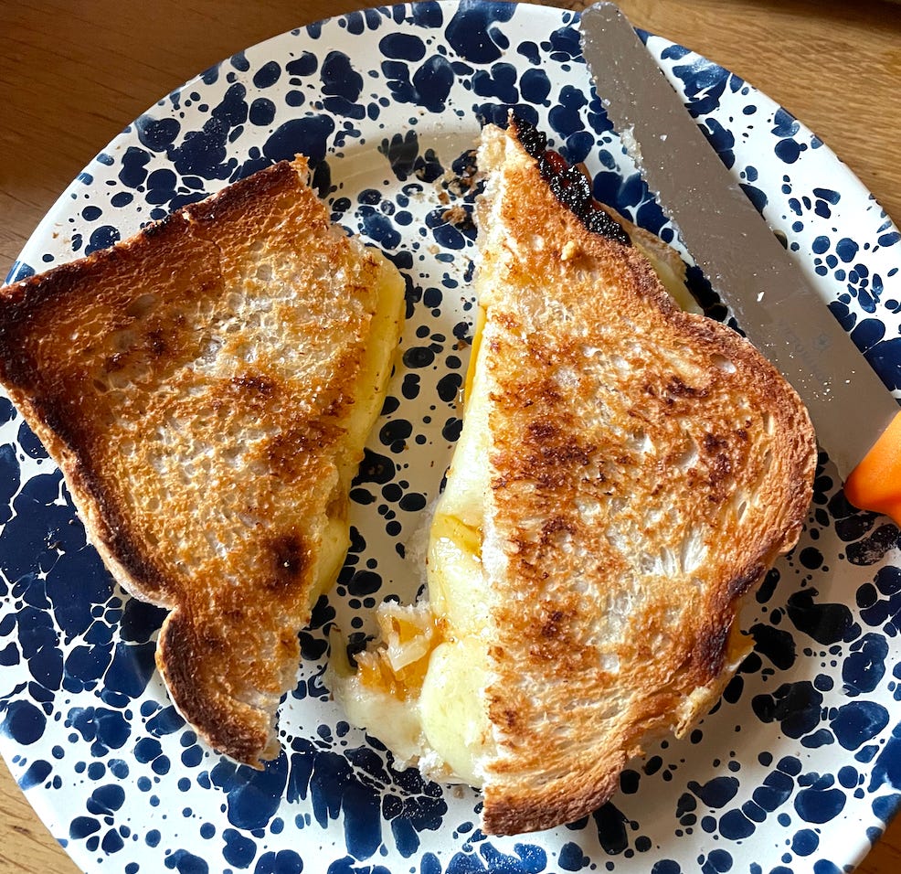 the life-saver (aka a fancy cheese toastie)