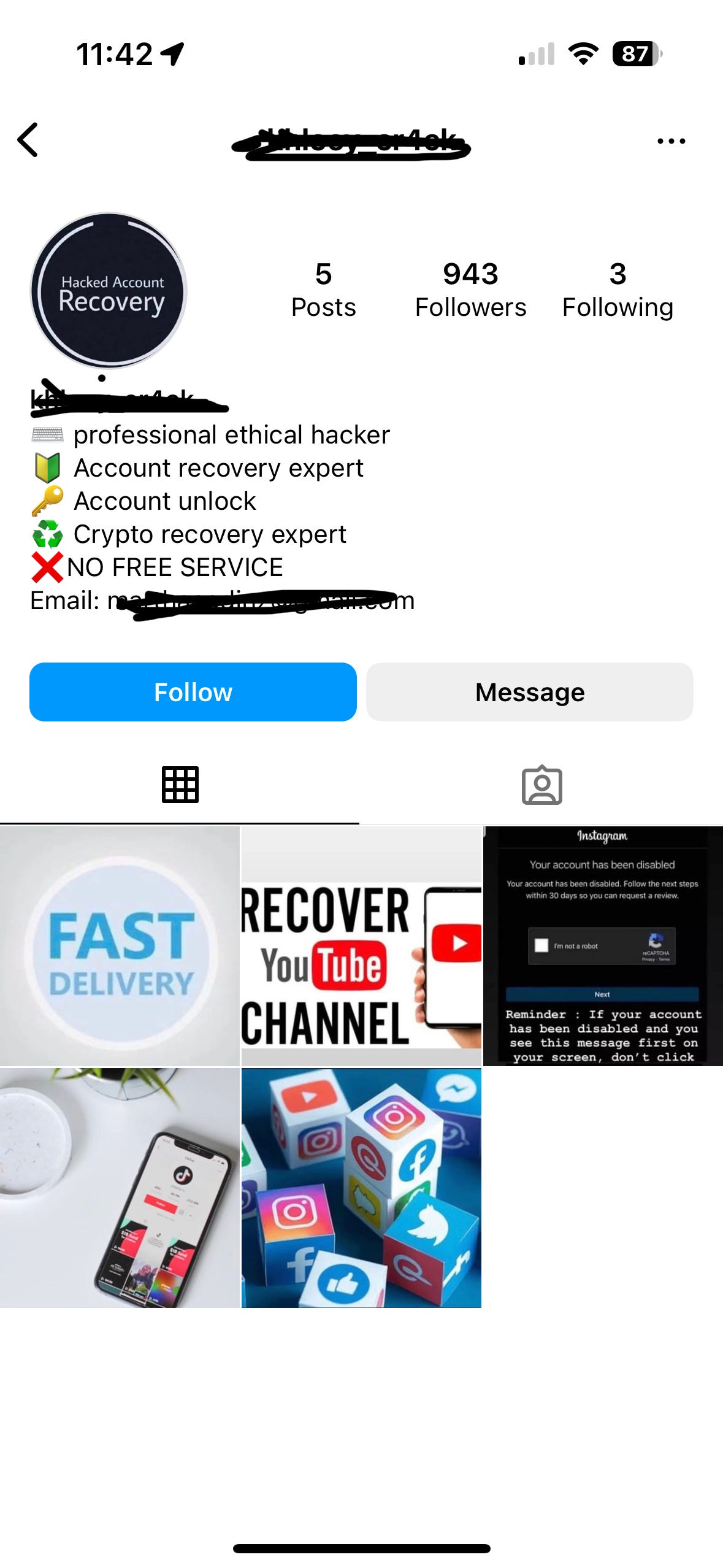 A Tale of Social Media Recovery Scams - Security Boulevard