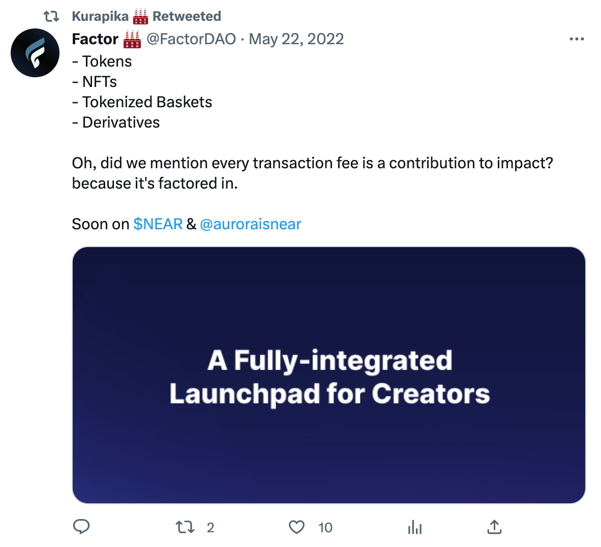 Fade $FCTR - by Jack Inabinet - Venturing Out