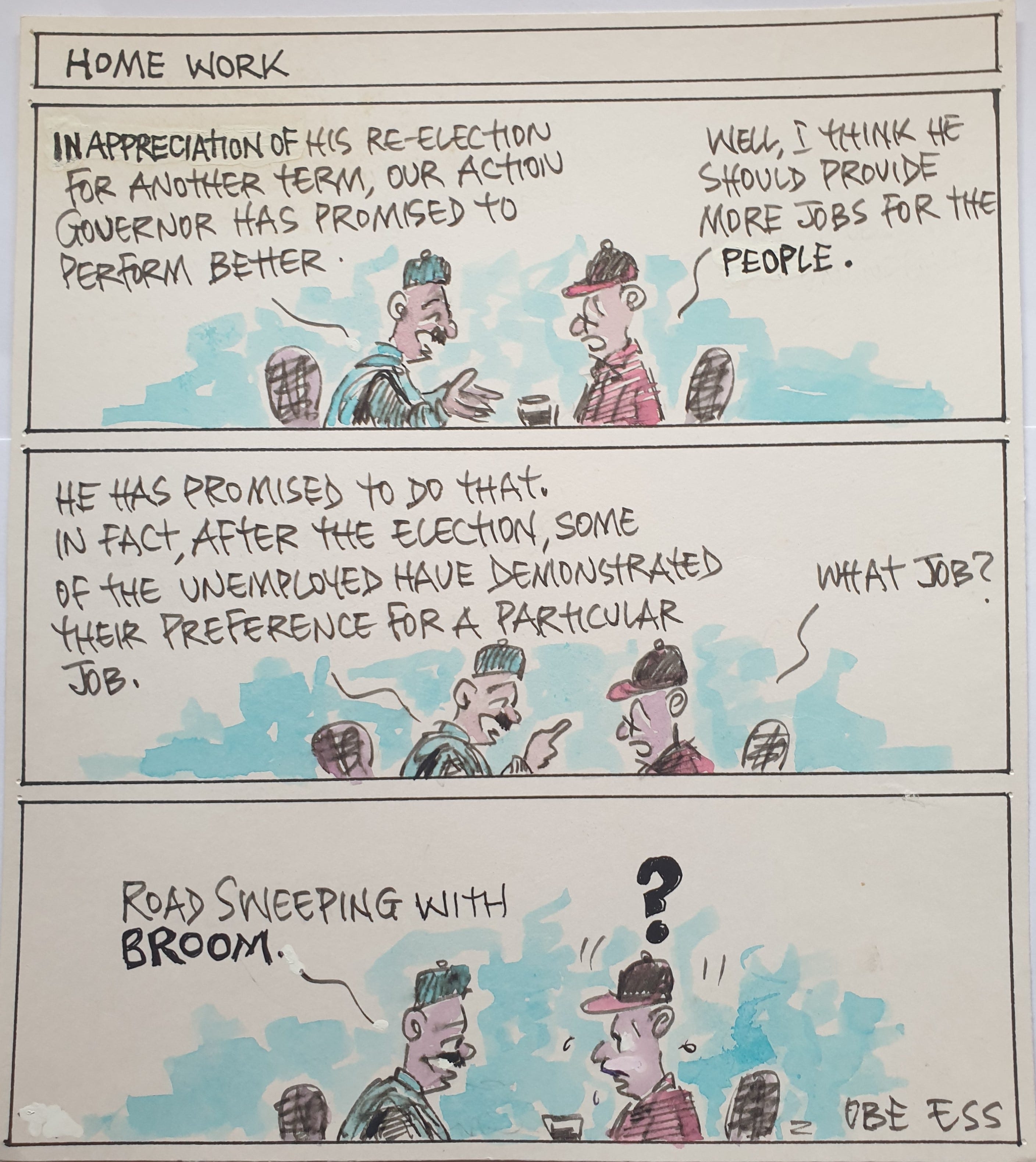 Home Work - by Obe Ess - Obe’s Newsletter