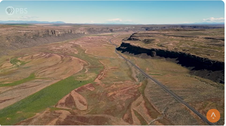 WASHINGTON SCABLANDS FLOOD - by Len Kinder