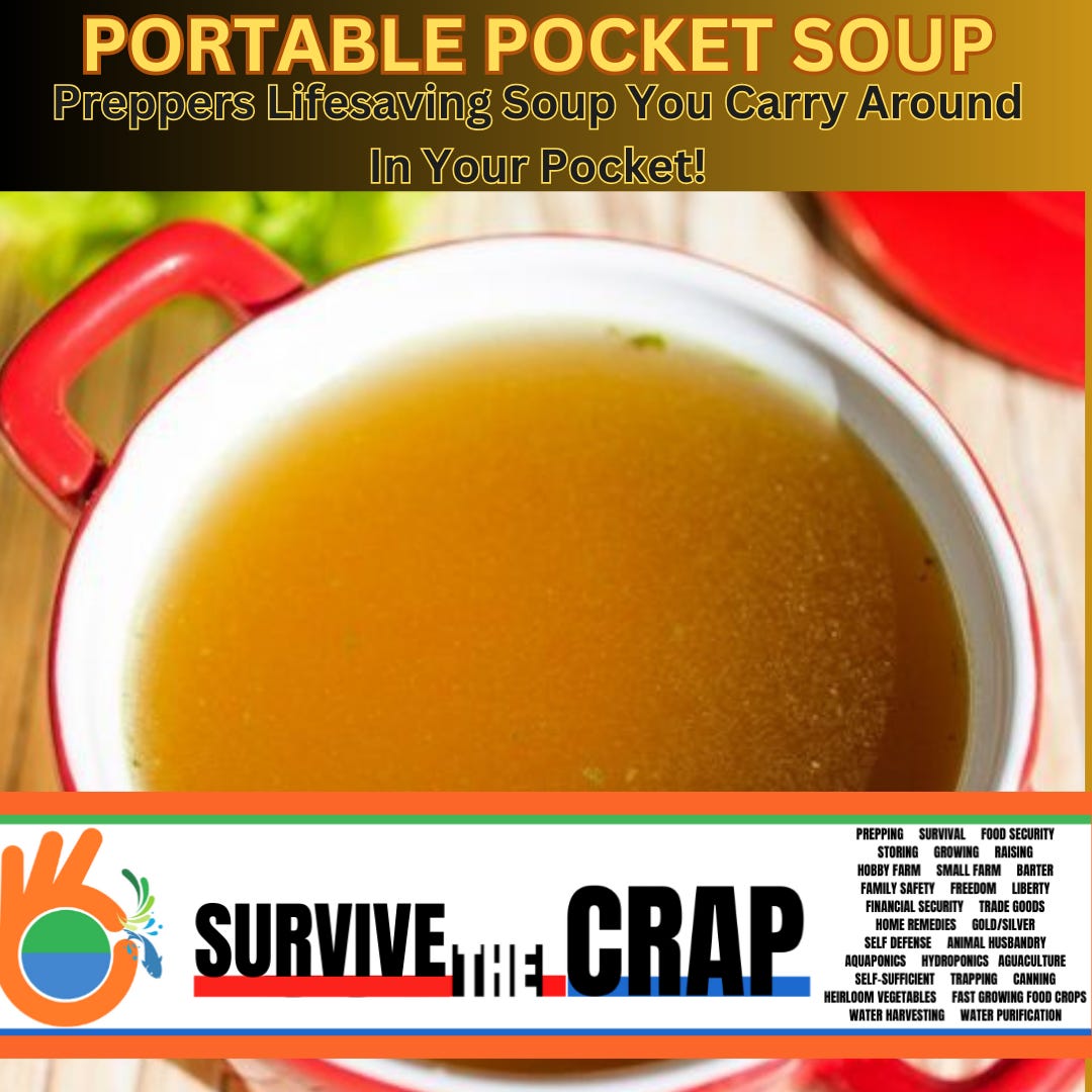 Portable Lifesaving Pocket Soup! - by JovanHuttonPulitzer