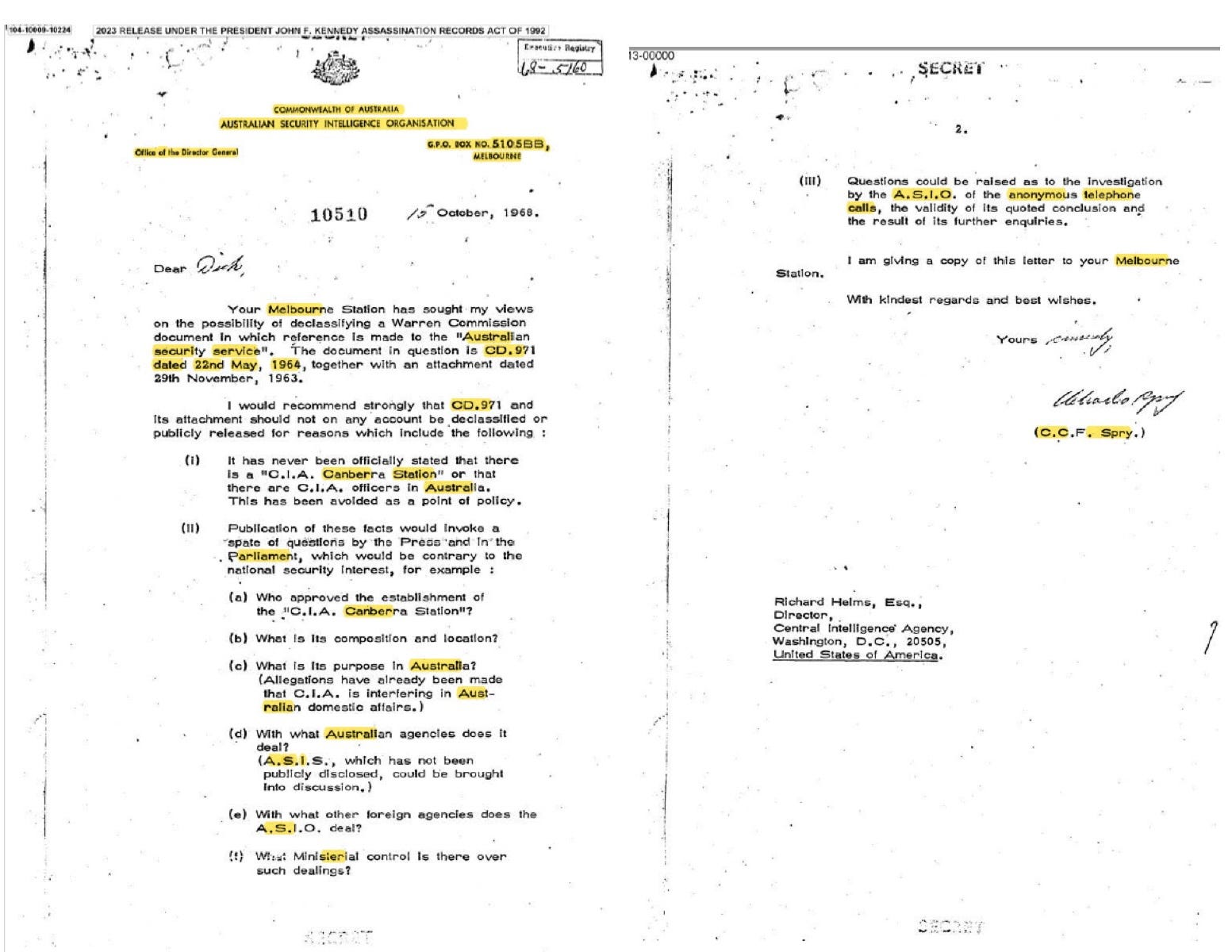 National Archives just released 355 CIA-JFK Assassination Files