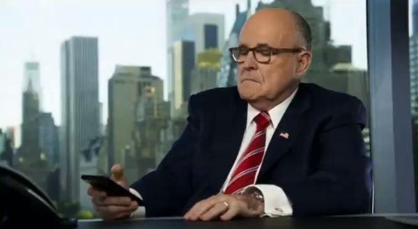 Rudy Giuliani Cybered Himself Again - by Evan Hurst