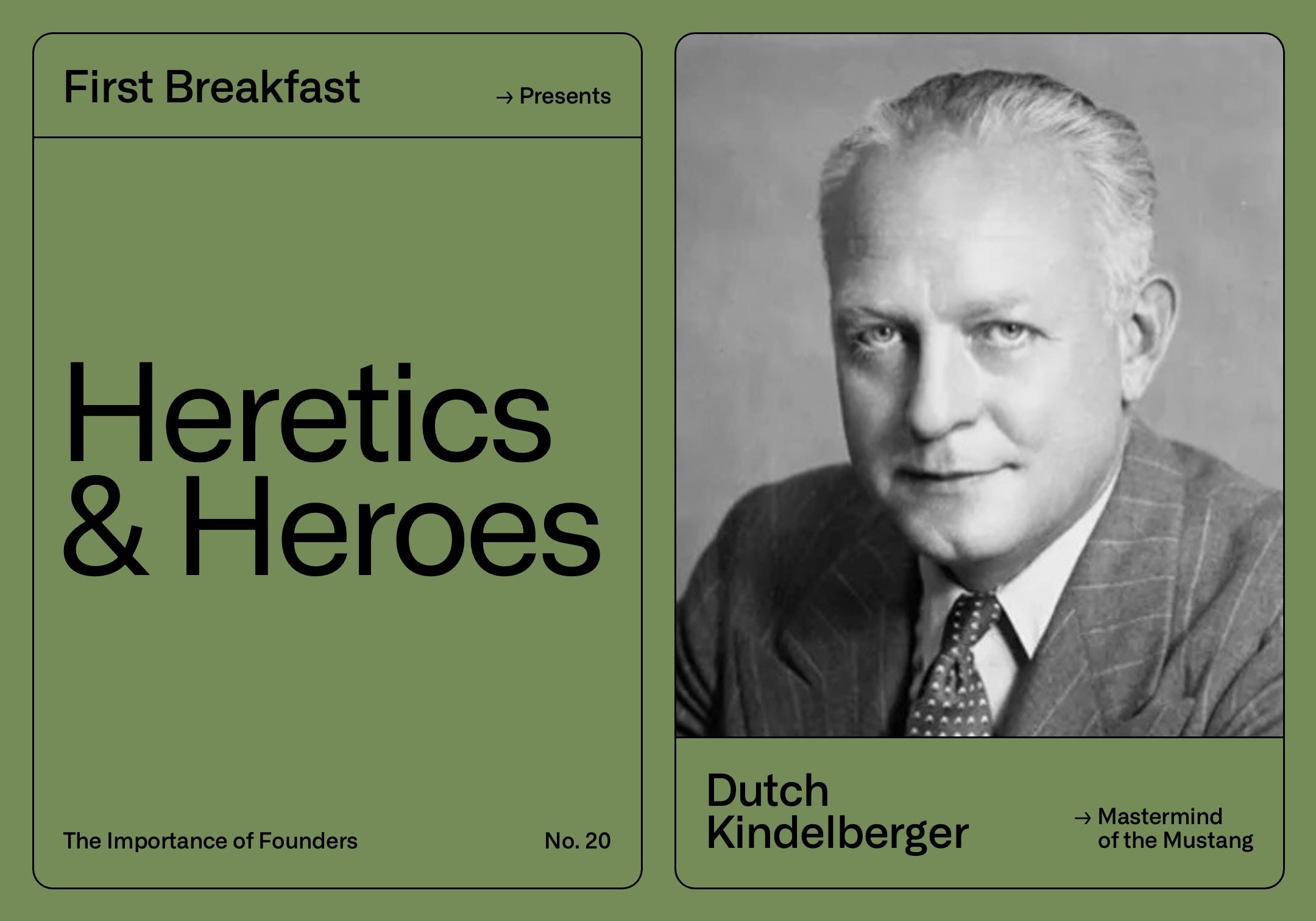 Dutch Kindelberger, Mastermind of the Mustang