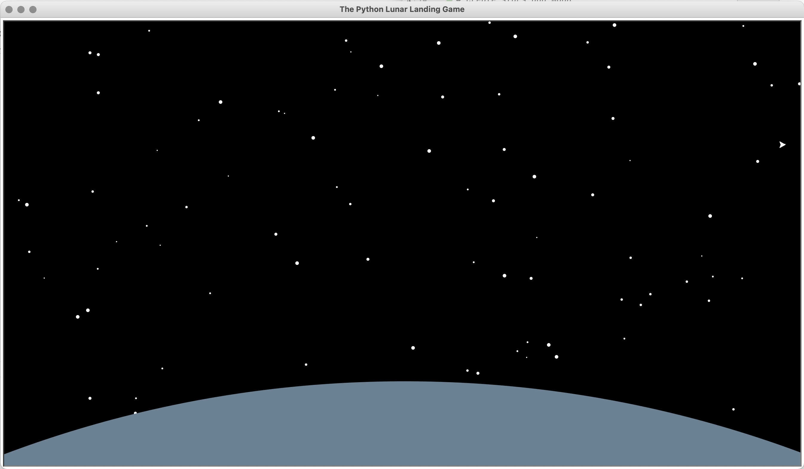 1969: Can You Land on The Moon? • A Python turtle Lunar Lander