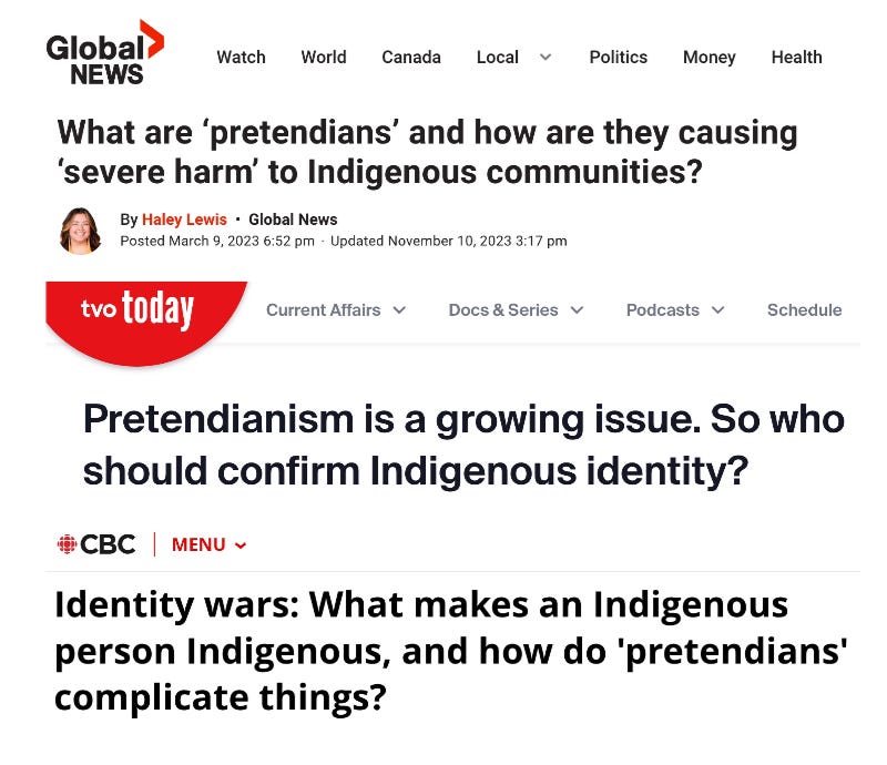 Canada's Biggest "Pretendian" - by Rejean Venne