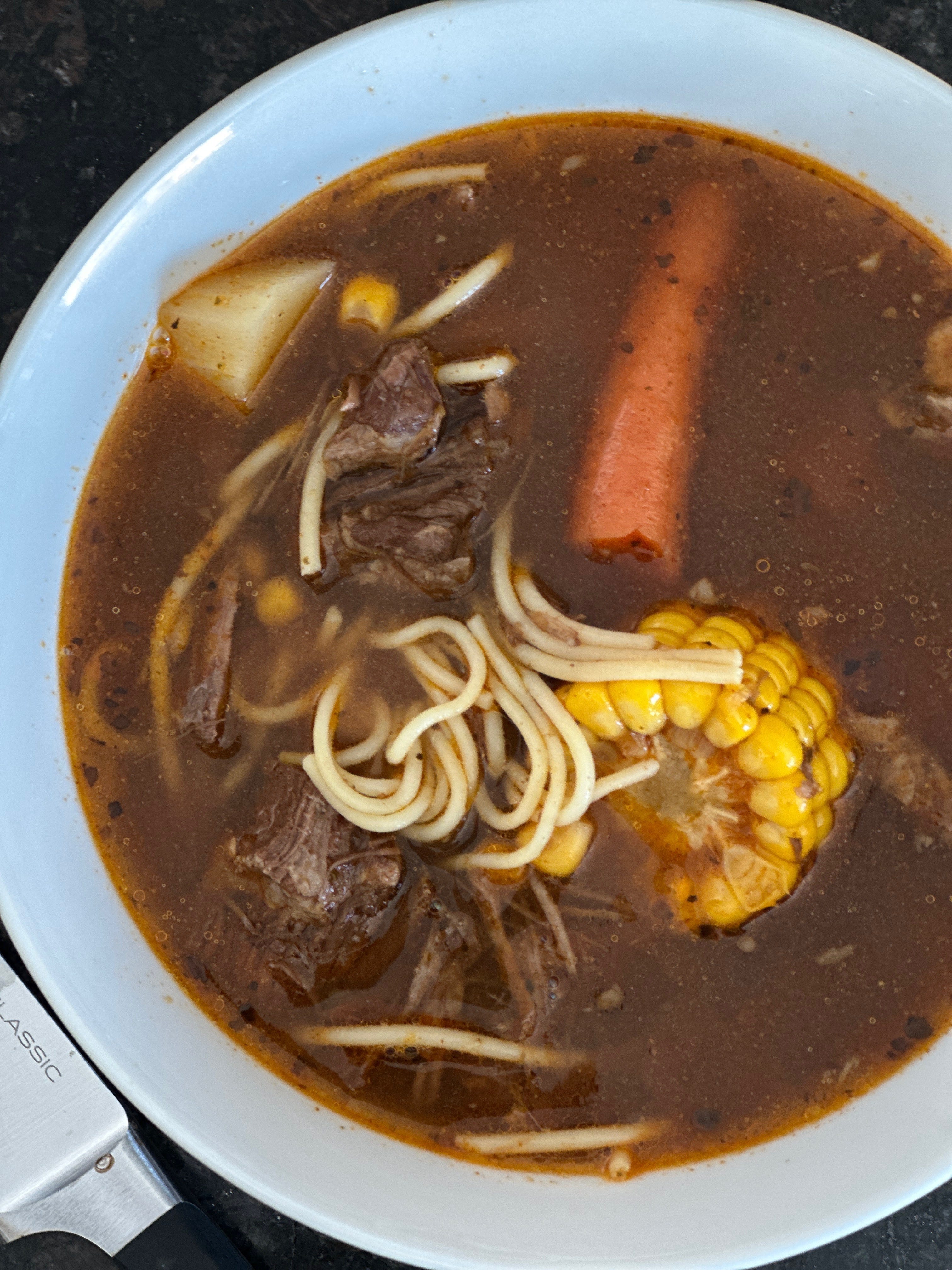 Instant Pot Sopa de Res (Puerto Rican Beef Soup)