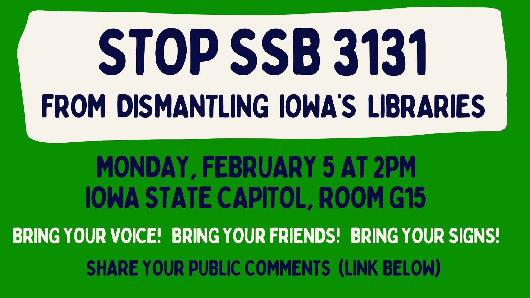 Iowa Republican Legislators are Coming for Our Public Libraries