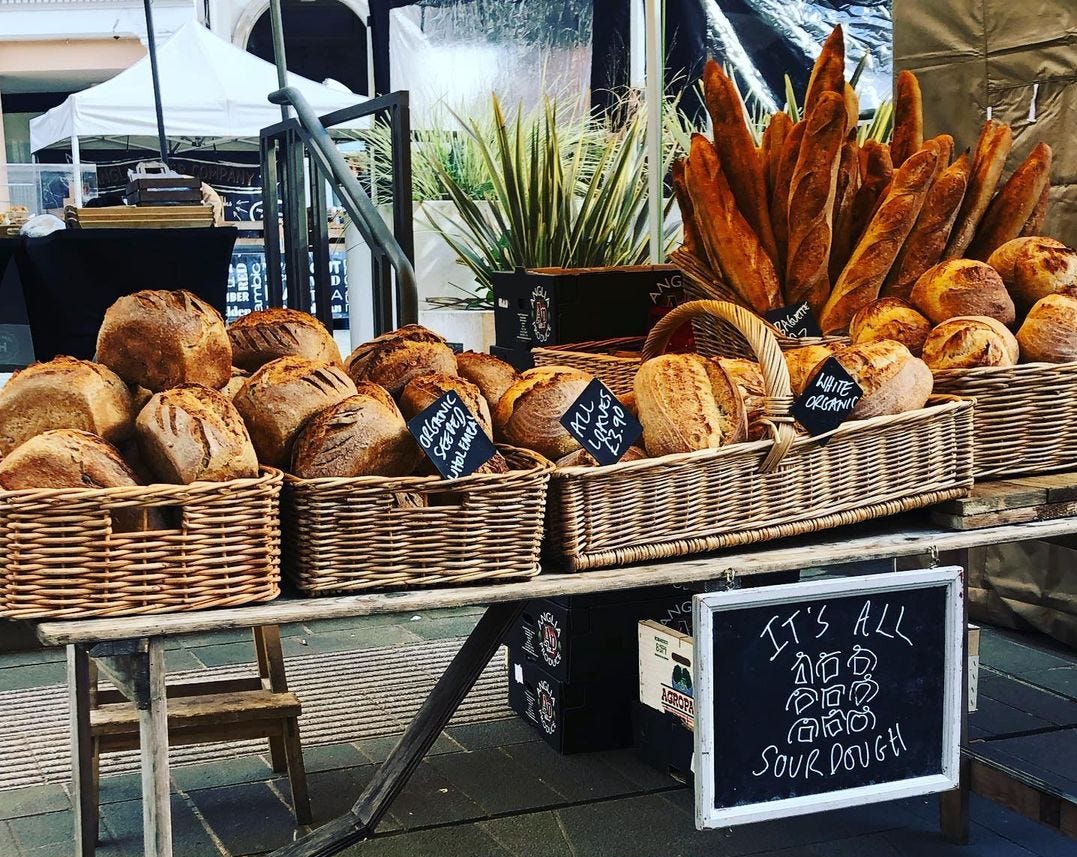 Where to find Biddle's Bread sourdough in Suffolk