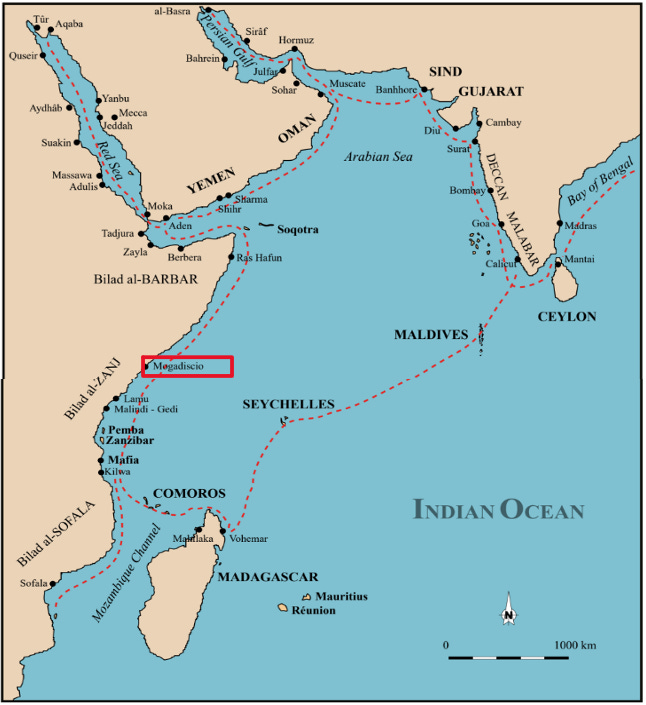 A complete history of Mogadishu (ca. 1100-1892)