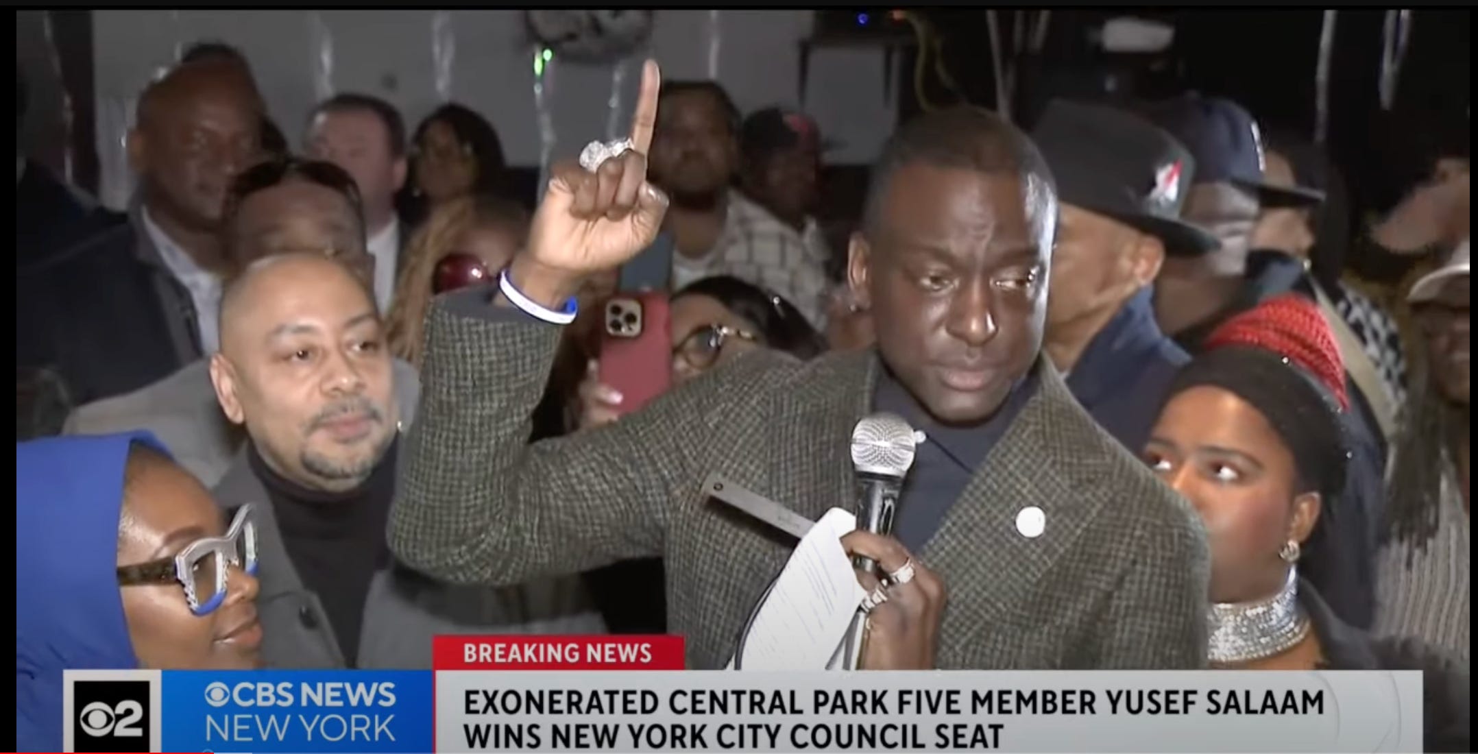 Justice Looks A Lot Like Exonerated 5's Yusef Salaam Winning NYC ...