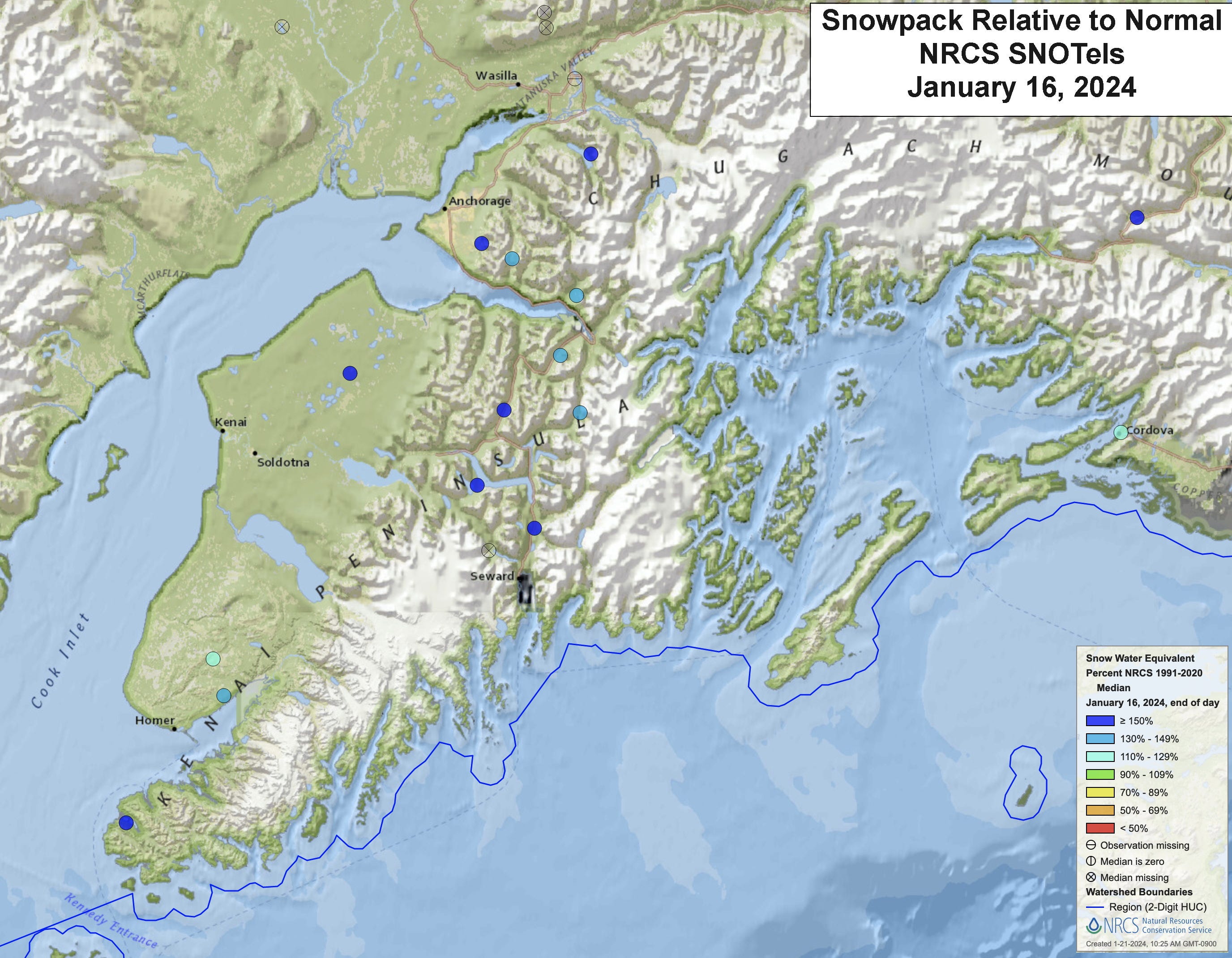 Arctic Winter Snowpack - by Rick Thoman