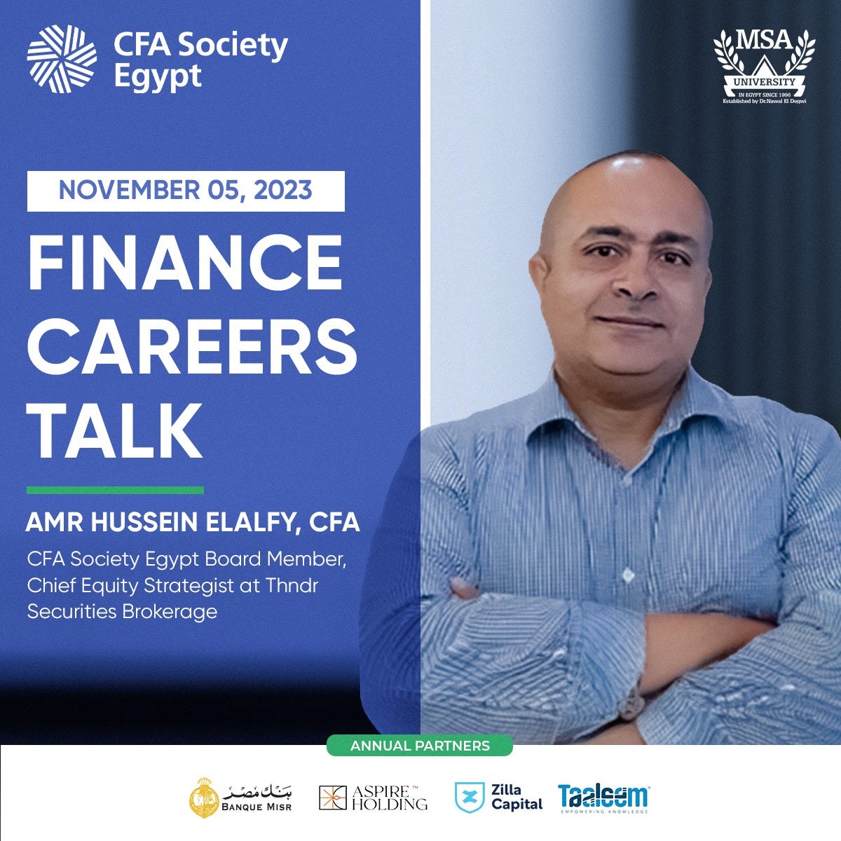 Amr Hussein Elalfy @ MSA University - BORSAGY x بورصجي