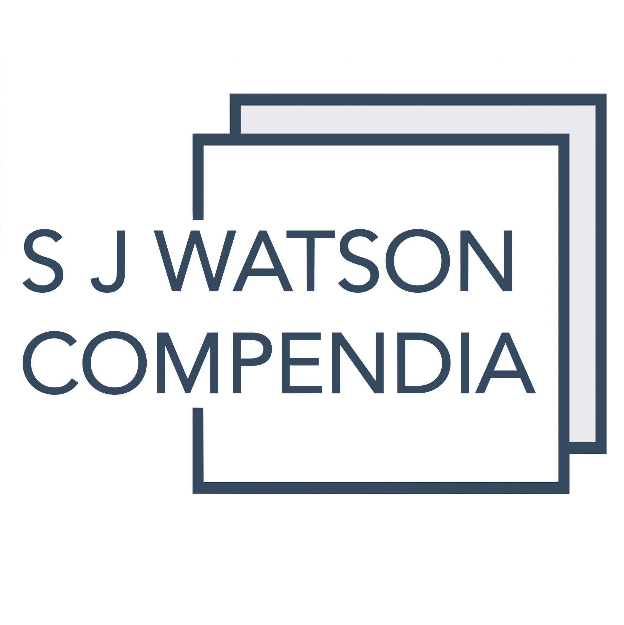 A New Golden Age of Fiction? - S J Watson's Compendia