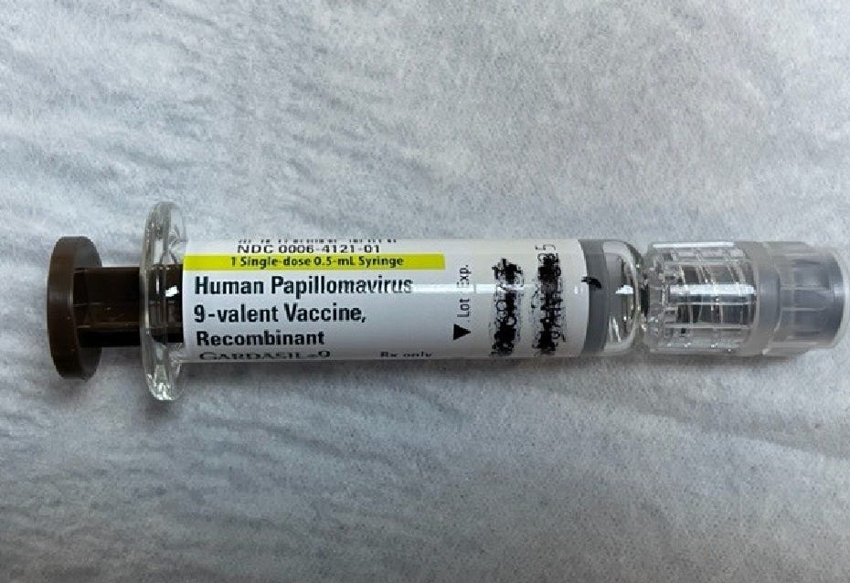 Human Papilloma Virus Vaccine HPV For 9-12 Year Old Children Shows ...
