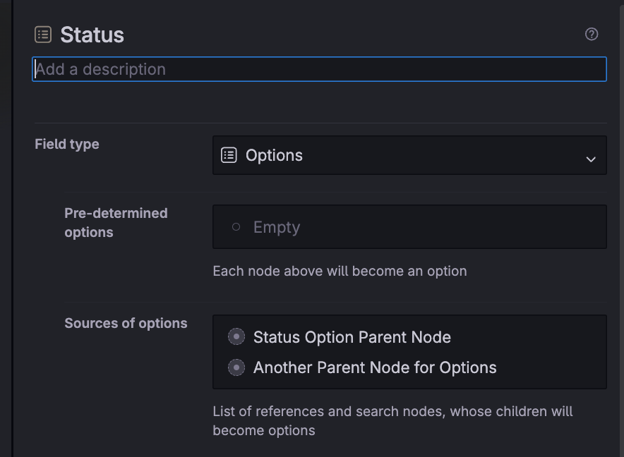 Options Fields - The Tana Fields Series #3
