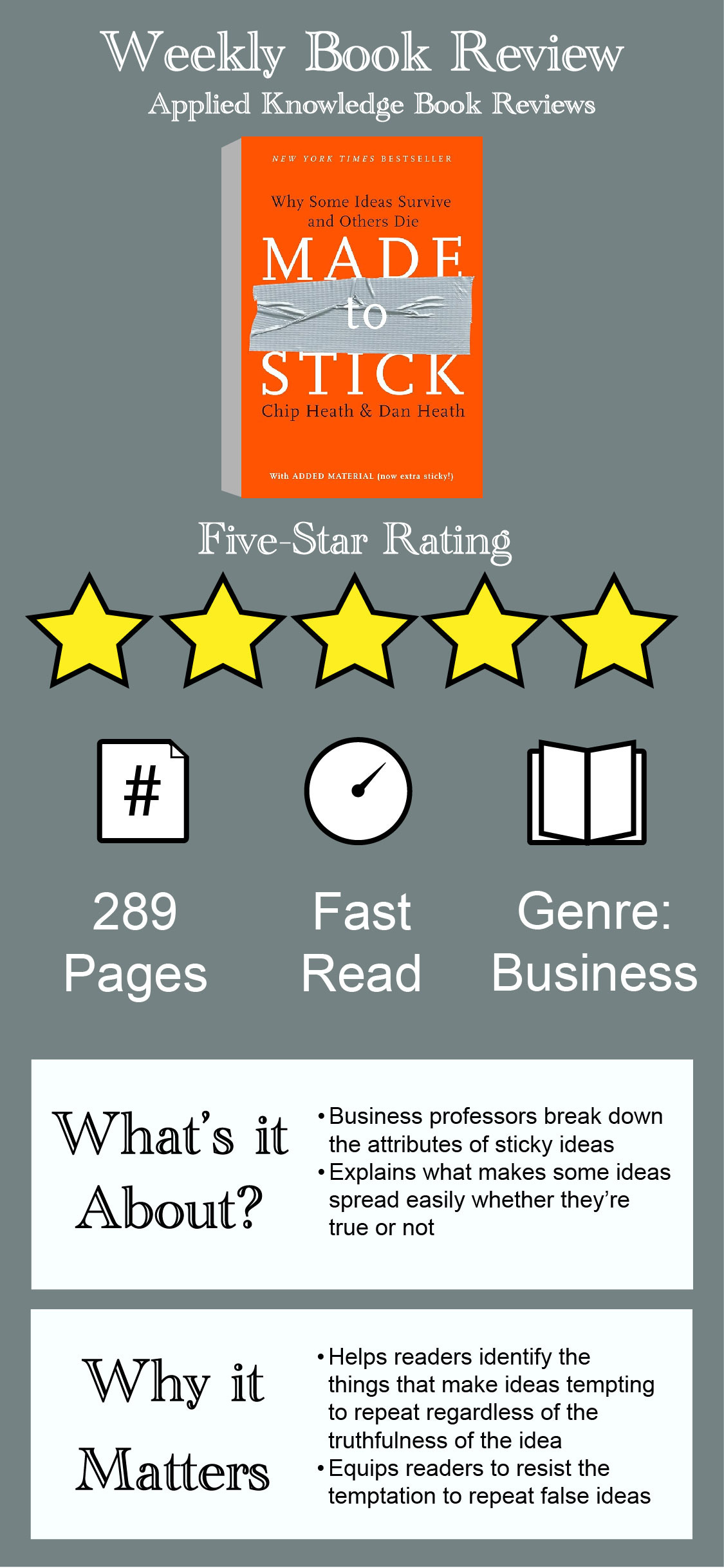 How to Make Your Ideas Stick - by Christopher Gerlacher