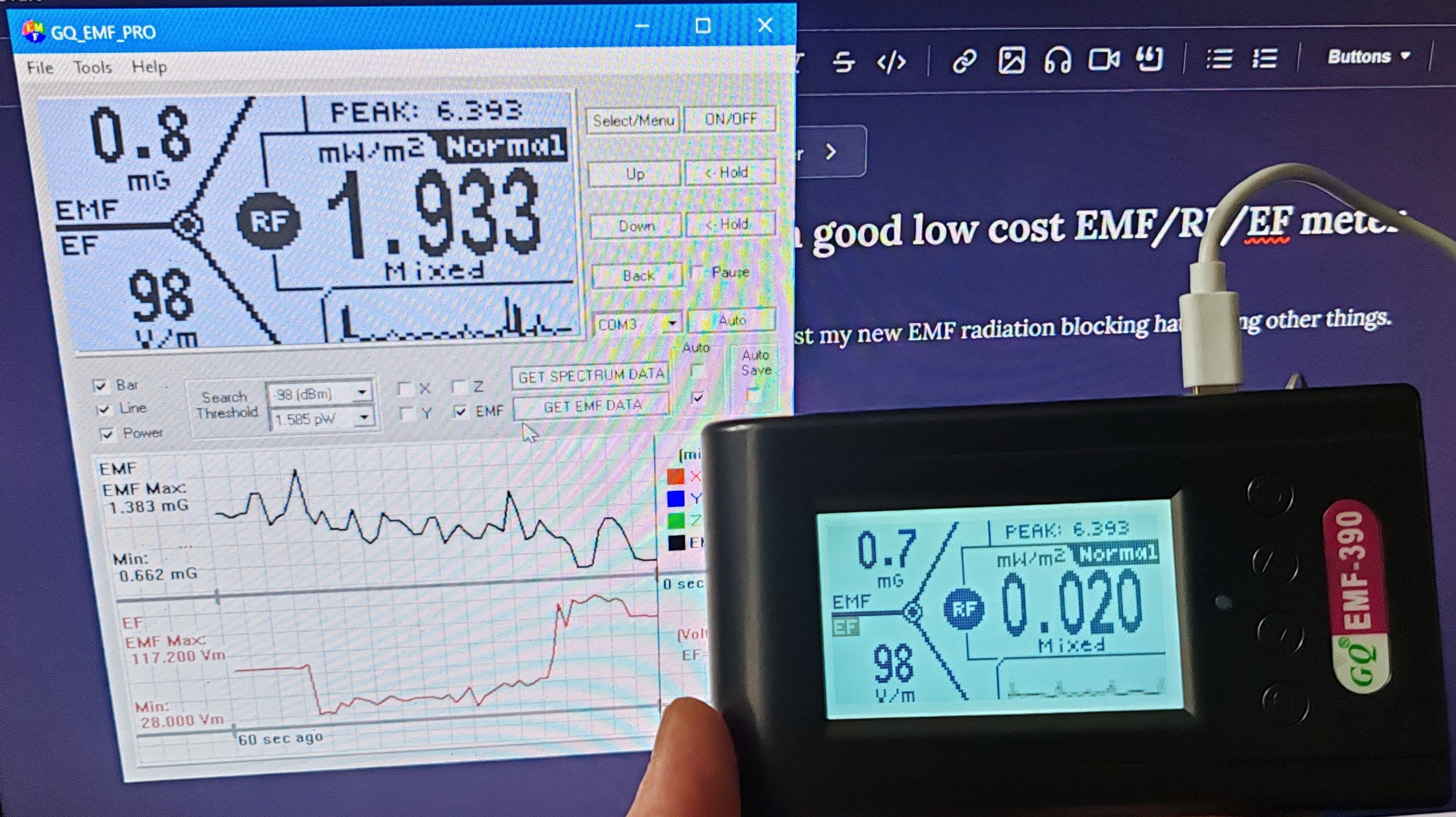 Need a good low cost EMF/RF/EF meter ? - Karl.C’s Substack