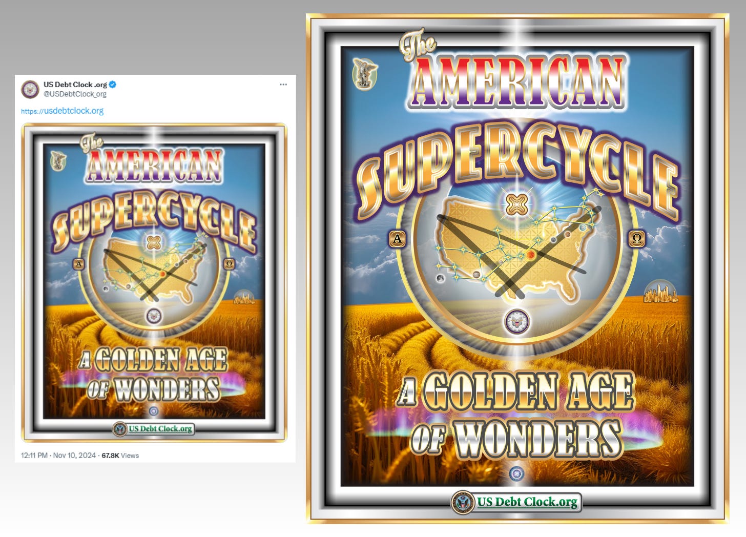 The US National Debt Clock: January 2025 (Second Half)